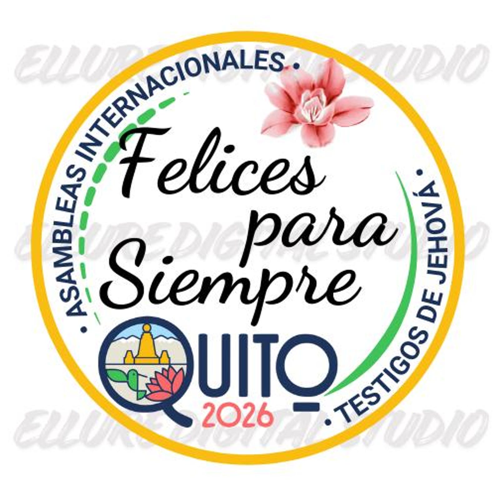 JW 2026 Asambleas Internacionales Felices Para Siempre Logo Bundle | 20 ...