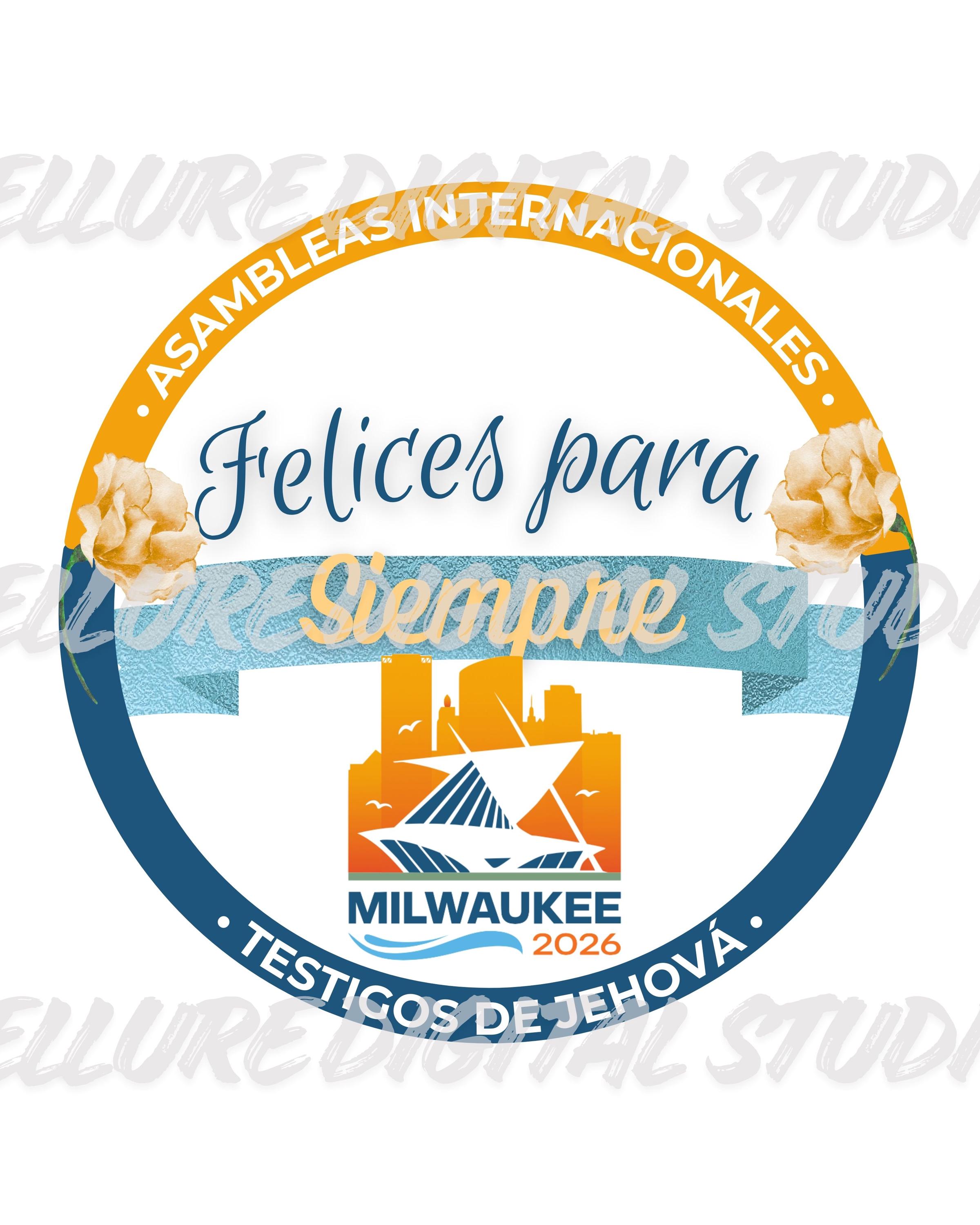 JW 2026 Asambleas Internacionales Felices Para Siempre Logo Bundle | 20 ...