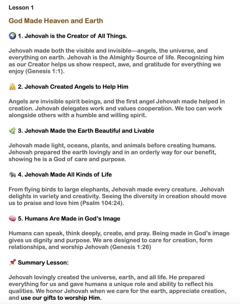 JW Family Worship Workbook: Bible Study Guide (PDF & Epub) Customizable ...