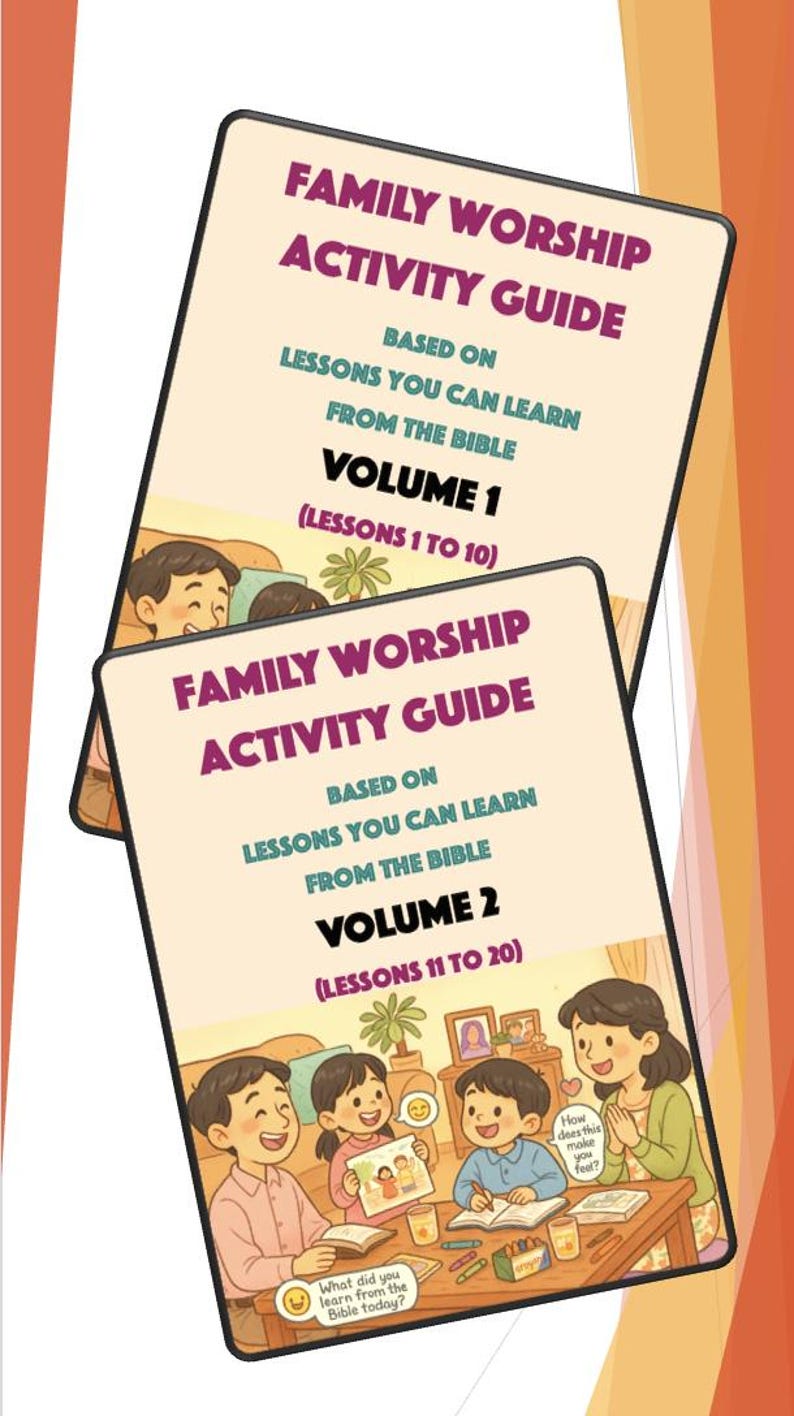 Family Worship Activity Guide: JW Bible Lessons, Volumes 1-2 (digital ...