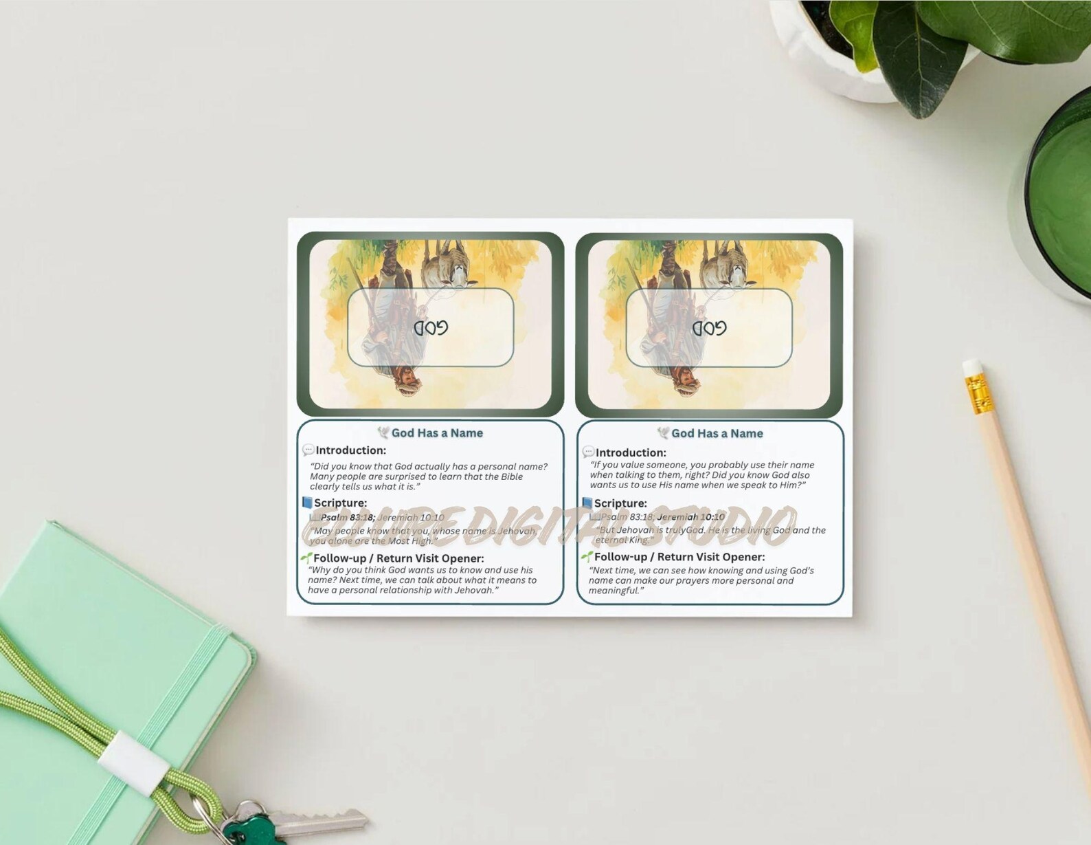 JW Ministry Flashcards | Kids & Publisher Bible Teaching Aids | God - Etsy