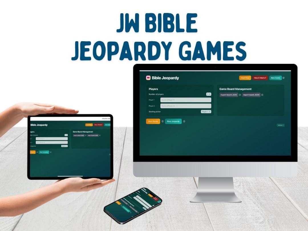 JW Bible Jeopardy Game: New and Improved Online Interactive Game ...