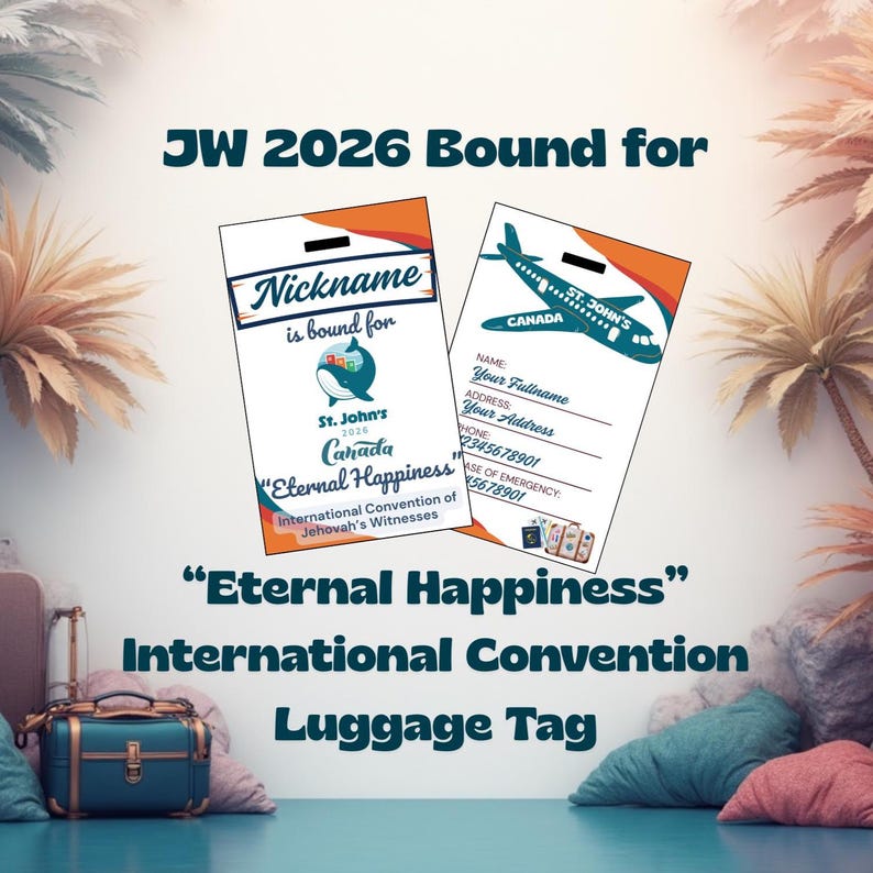 JW 2026 Bound for St. John's Canada for Eternal Happiness International ...