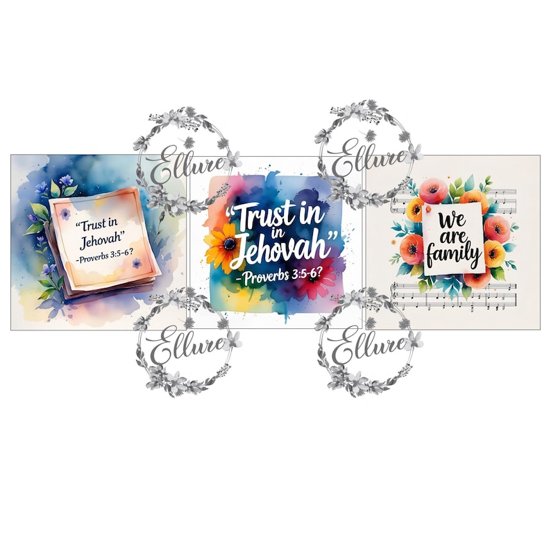 JW Bible Verse Art: 30 Printable Scripture Designs (digital Download ...