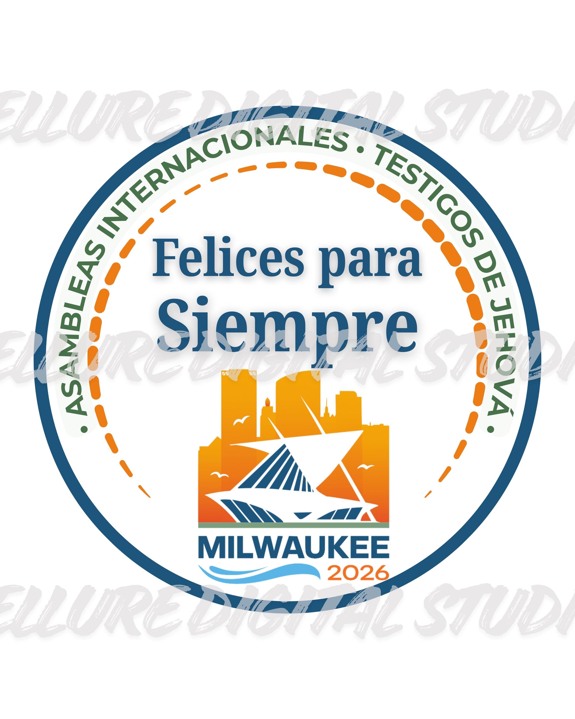 JW 2026 Asambleas Internacionales Felices Para Siempre Logo Bundle | 20 ...