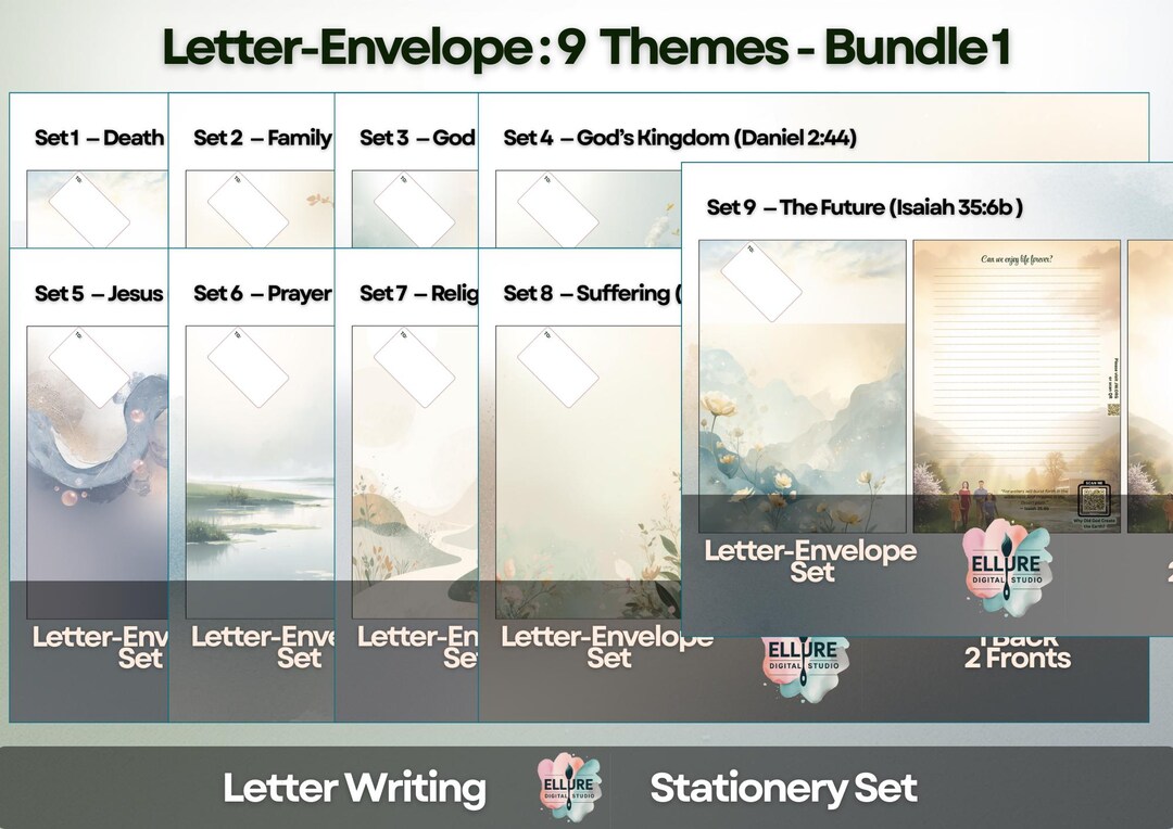 JW Letter-envelope for New Bible Tracts | Ministry Letter | 9 Themes ...