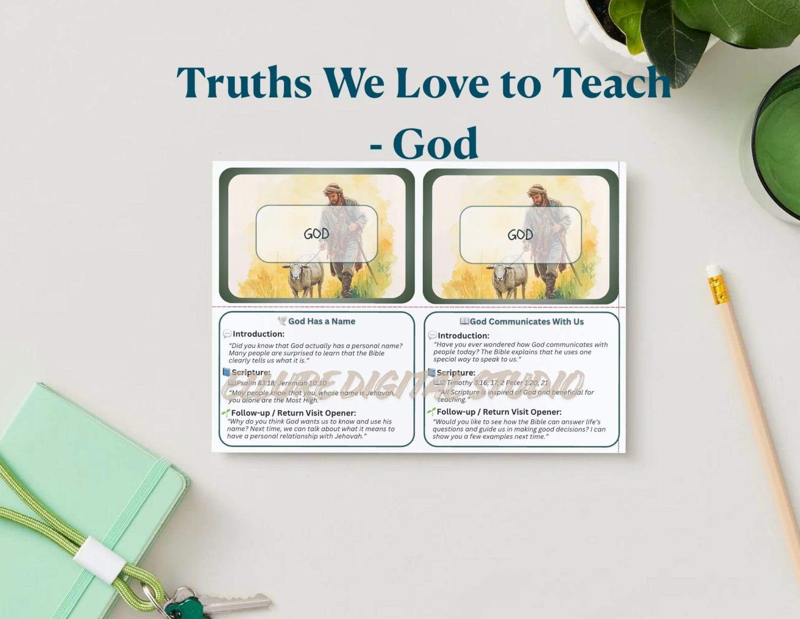 JW Ministry Flashcards | Kids & Publisher Bible Teaching Aids | God - Etsy