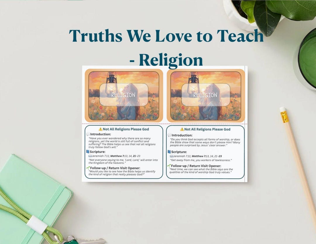 JW Ministry Flashcards | Kids & Publisher Bible Teaching Aids ...