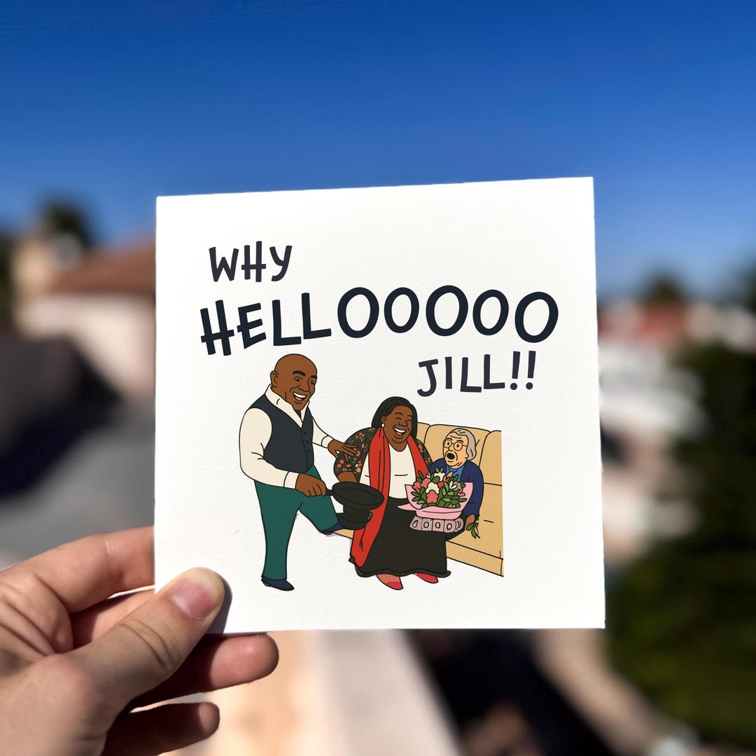 Why Hello Jill Birthday Card: Funny Meme Card for Friend - Etsy UK