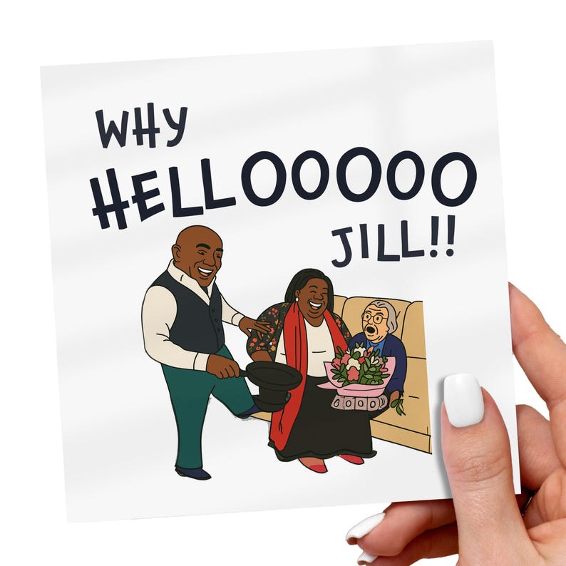 Why Hello Jill Birthday Card: Funny Meme Card for Friend - Etsy