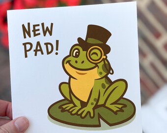 Congrats on Your New Pad! | New Home Card | New House Greeting Card ...