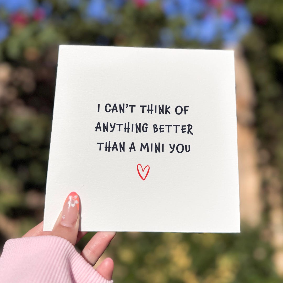 Mini You – New Baby / Expecting Card - Etsy