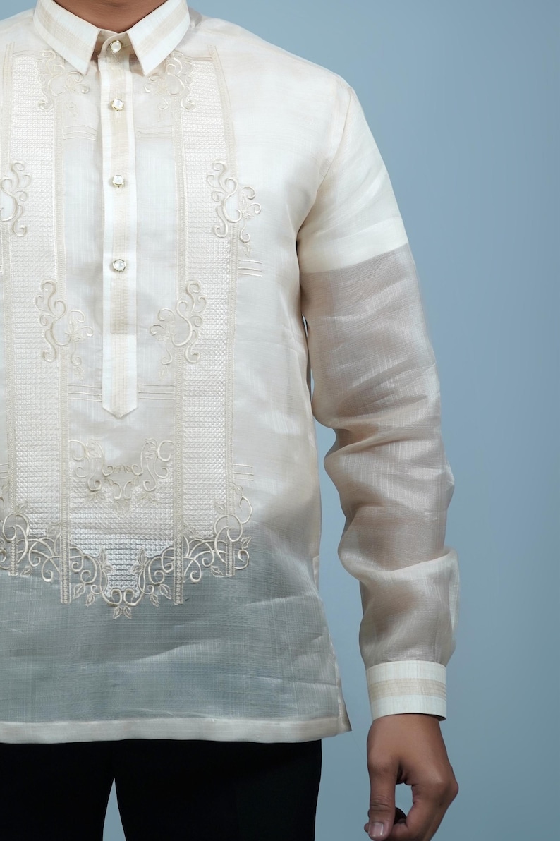 Barong Tagalog for Men | Piña Cocoon Pintax Sports Collar - Apollo1622 ...