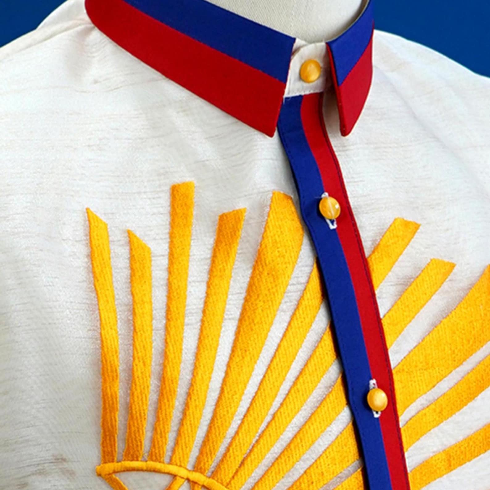 Barong Tagalog for Men | Piña Organza Sports Collar - Sinag2540 ...