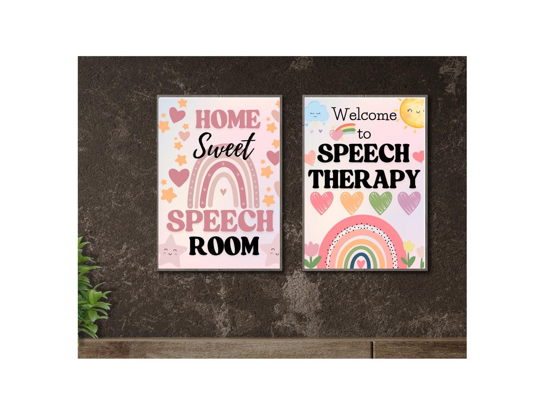 Welcome Speech Room Posters | Printable Classroom Decor for Speech ...