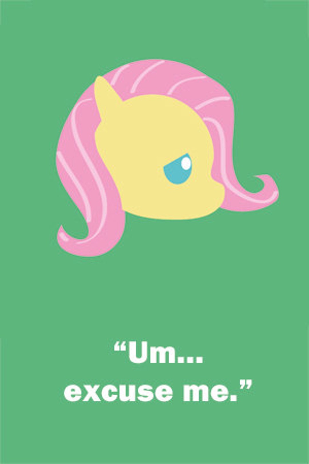 Fluttershy My Little Pony: Friendship is Magic Poster - Etsy