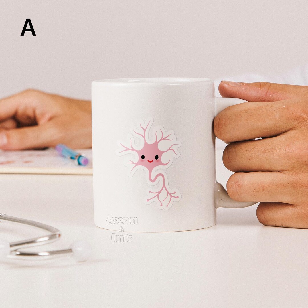 Cute Neuron Stickers | Brain Art, Neuroscience, Neurology, Psychology ...