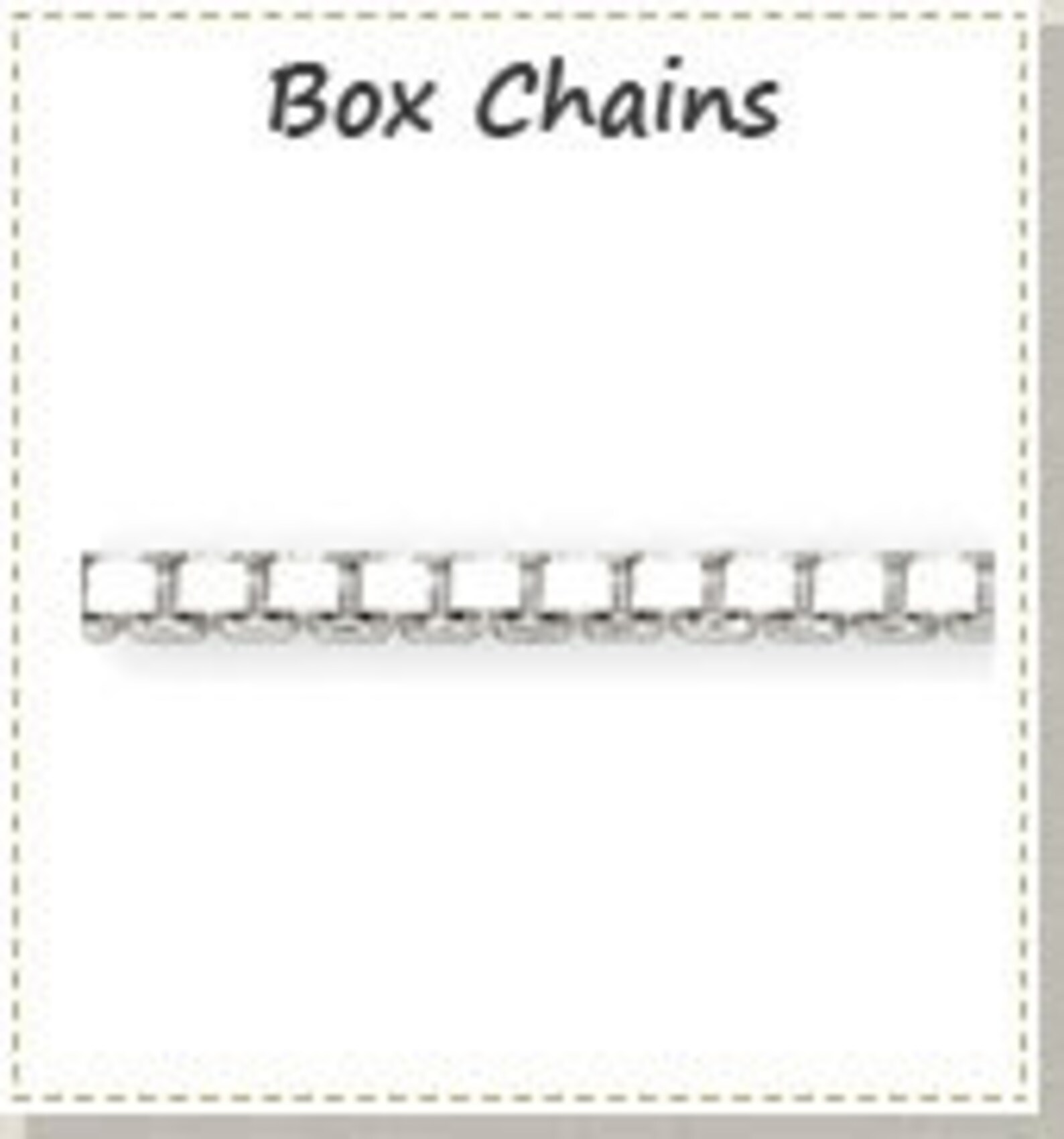 Sterling Silver 1.5 Mm Box Chain - Etsy