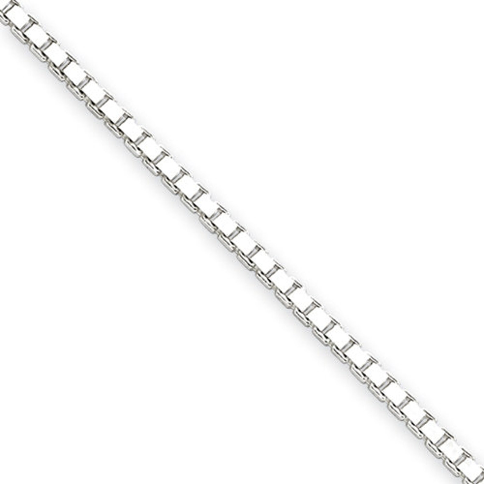Sterling Silver 1.5 Mm Box Chain - Etsy