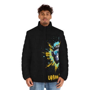 Bad Monkey Men's Puffer Jacket, Cool Winter Jacket, Trendy Outerwear ...