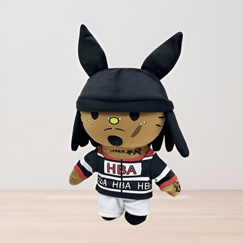 Hello Kitty X Playboi Carti Plush | Opium Rap Doll With Black Rabbit ...