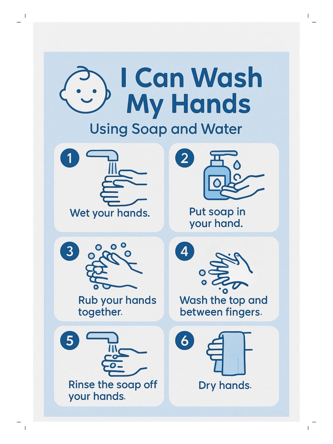 Hand Washing Visual Schedule - Autism Toddler Routine (printable ...