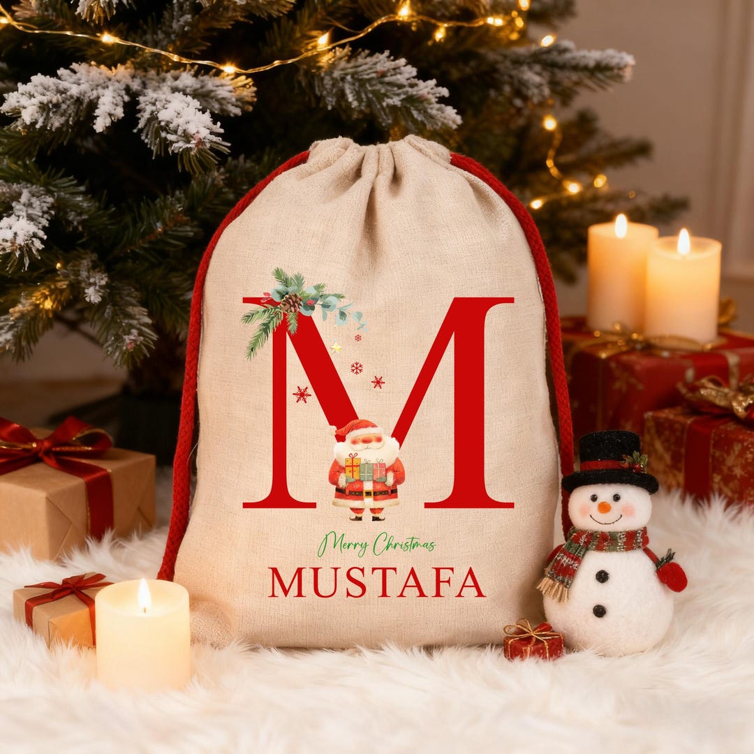 Santa Sack Personalized With Name, Gifts for Kids, Custom Christmas Toy ...