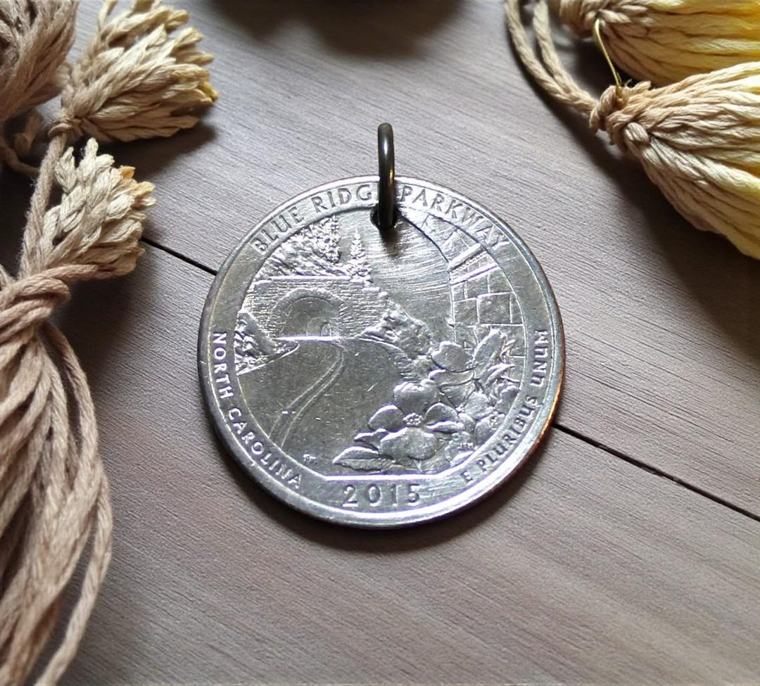 Blue Ridge Parkway Coin Pendant - United States - North Carolina ...