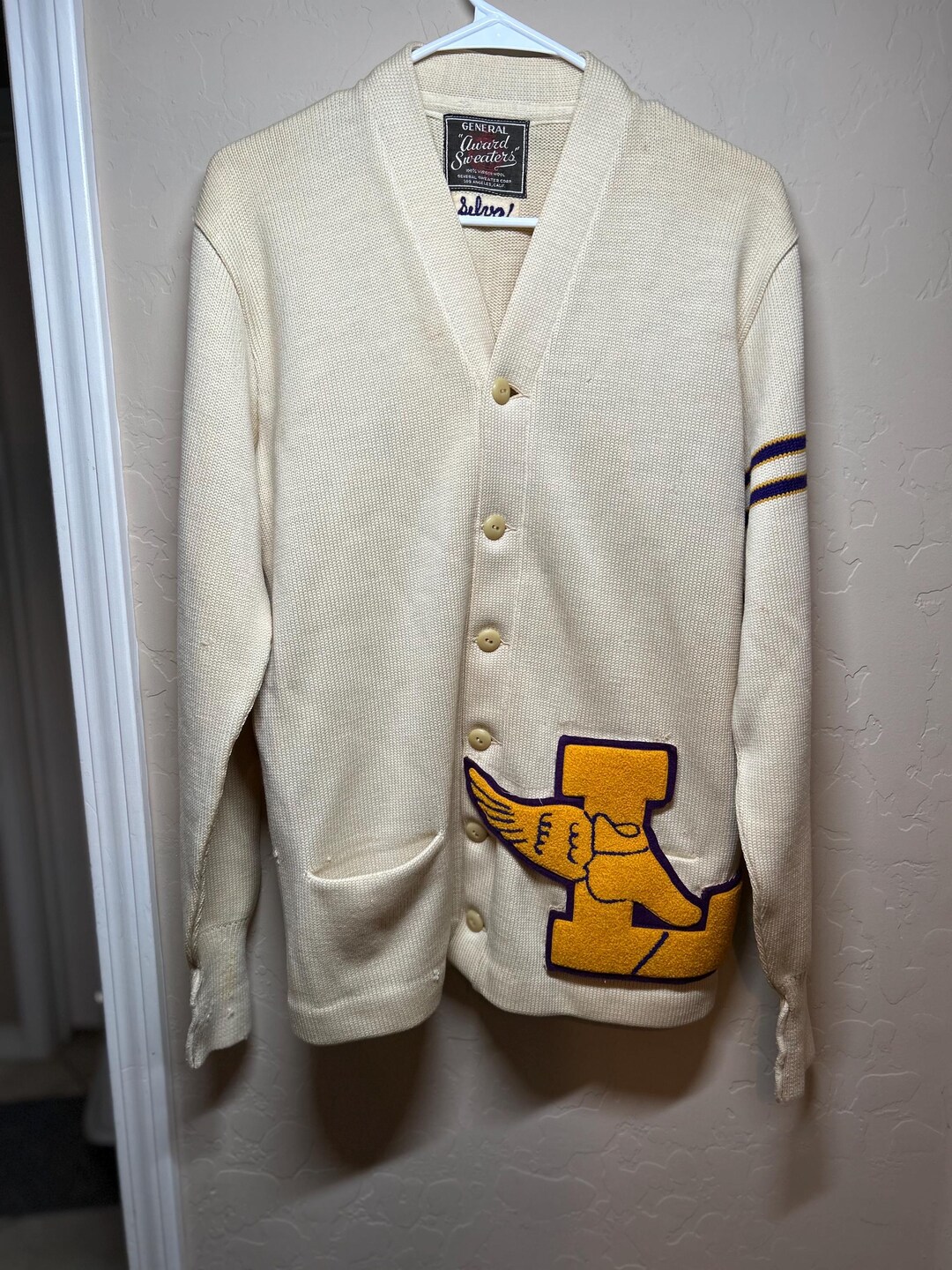 Vintage 40s/50s Men’s High School Cardigan - Etsy