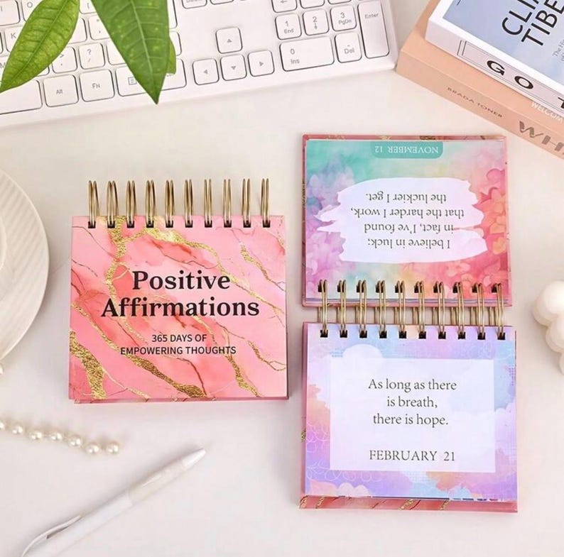 365 Days Positive Affirmations Desk Calendar | Perpetual Daily ...
