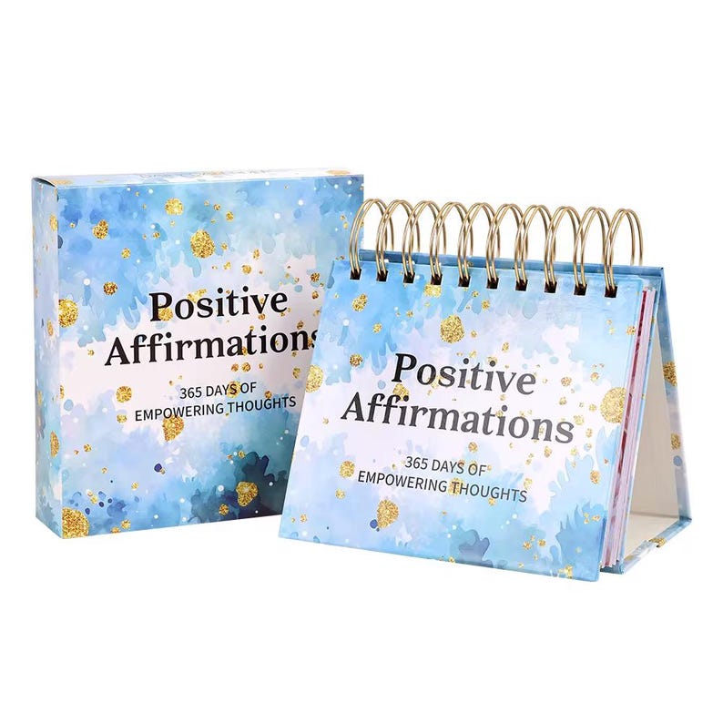 365 Days Positive Affirmations Desk Calendar | Perpetual Daily ...
