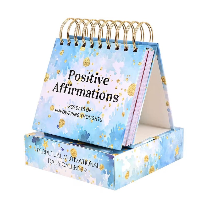 365 Days Positive Affirmations Desk Calendar | Perpetual Daily ...