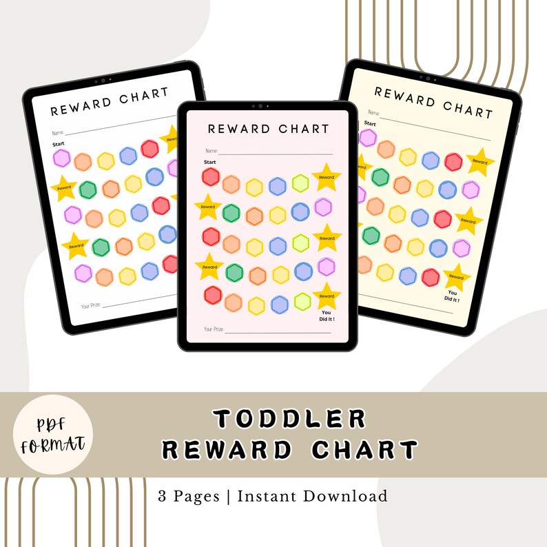 Toddler Reward Chart | Digital Download - Etsy