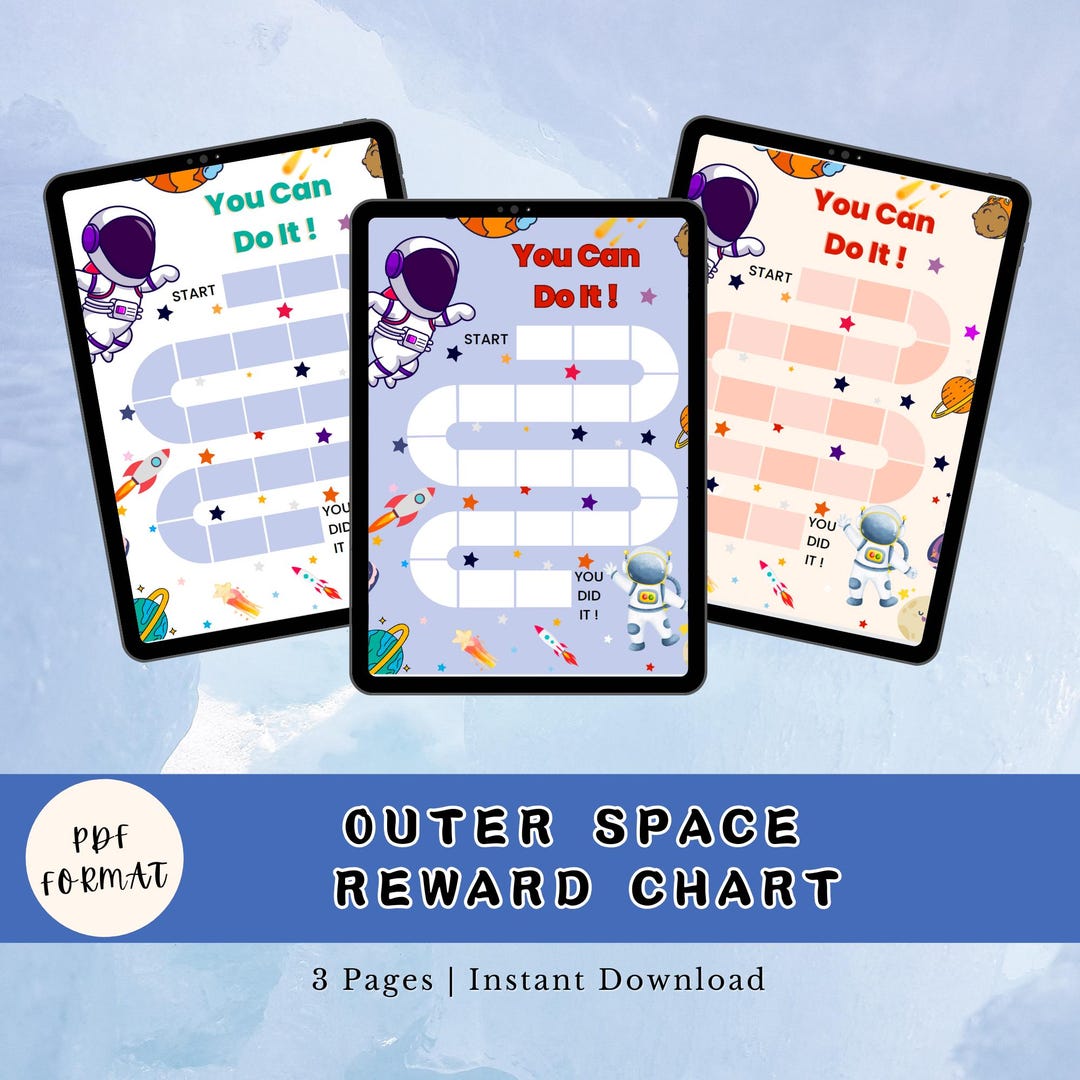 Outer Space Reward Chart | Digital Download - Etsy