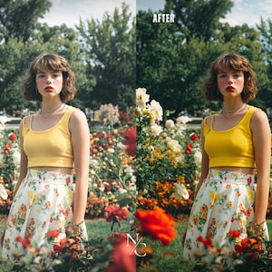 10 COLOR POP Lightroom Presets Mobile & Desktop, Bright Bold Photo ...