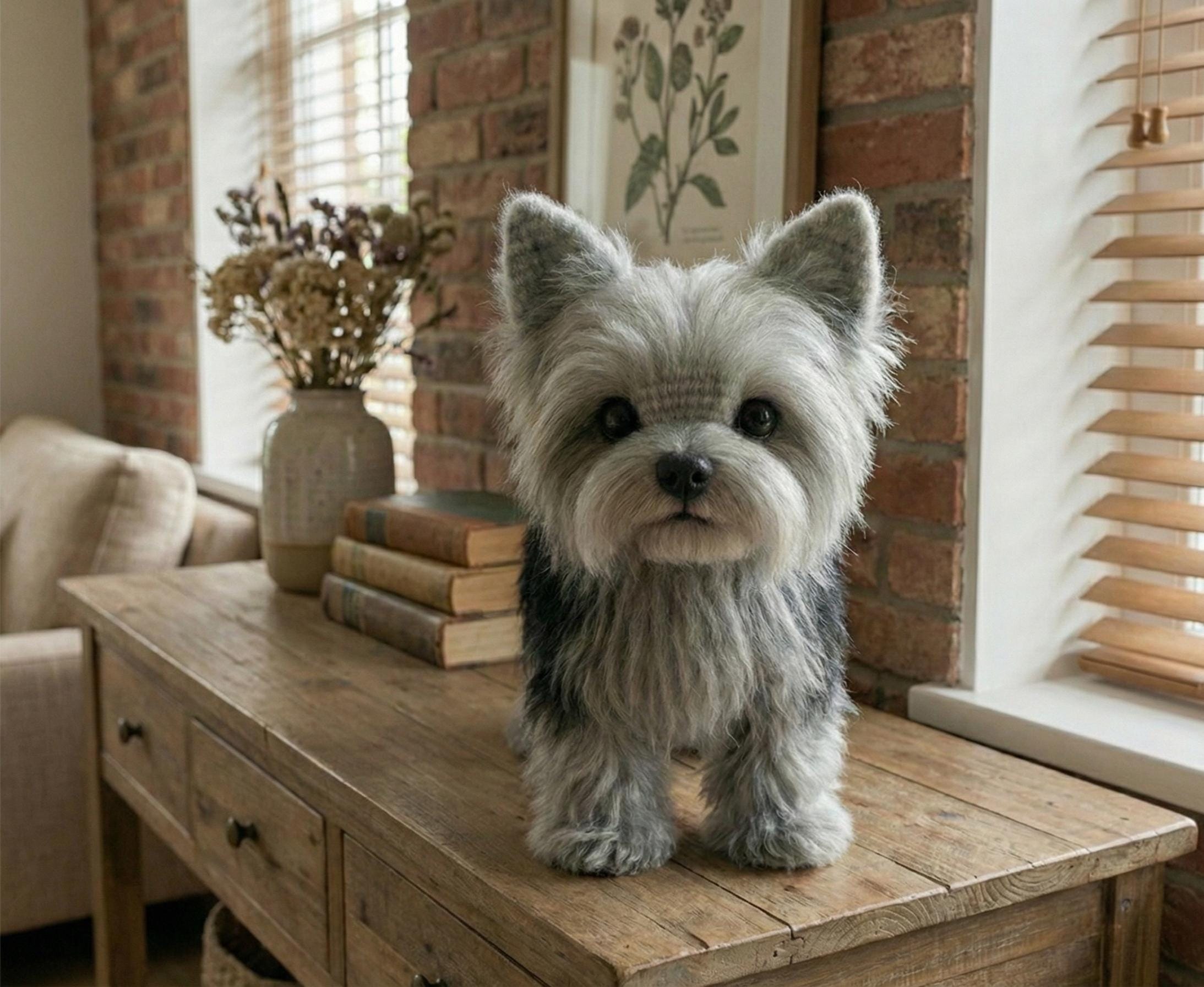 Realistic Yorkshire Terrier Crochet Pattern PDF, Yorkie Dog Amigurumi ...