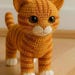 Orange Tabby Cat Crochet Pattern, Cat Amigurumi PDF, Realistic Kitten ...