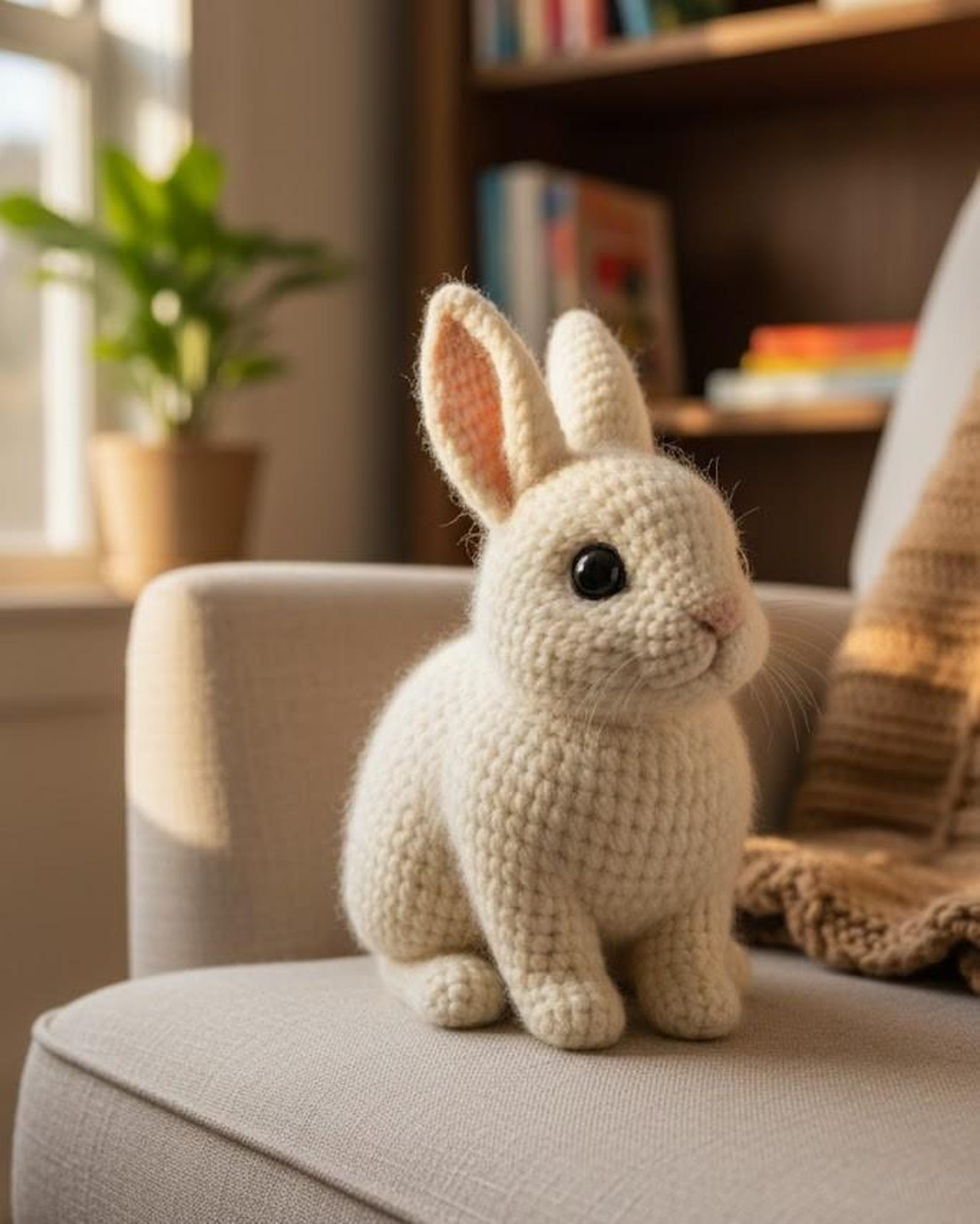 Crochet Bunny Amigurumi Pattern – White Rabbit Plush Toy (PDF Pattern ...