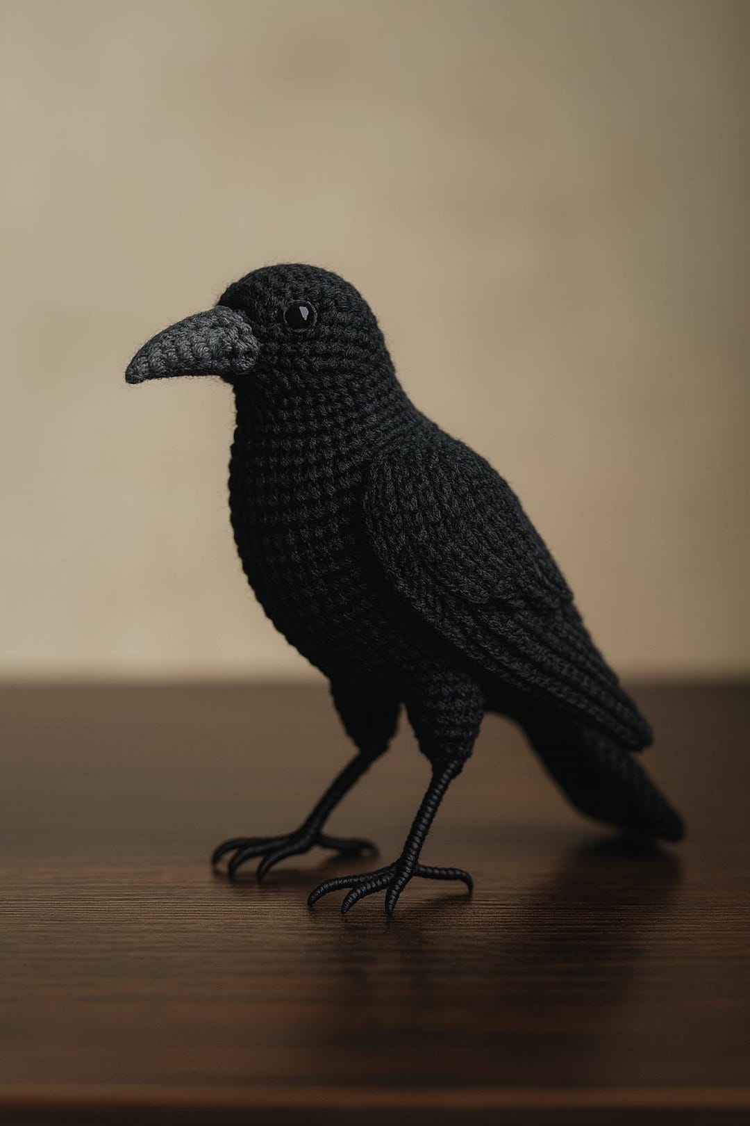 Raven Crochet Pattern, Bird Amigurumi PDF, Gothic Raven Plush Tutorial ...