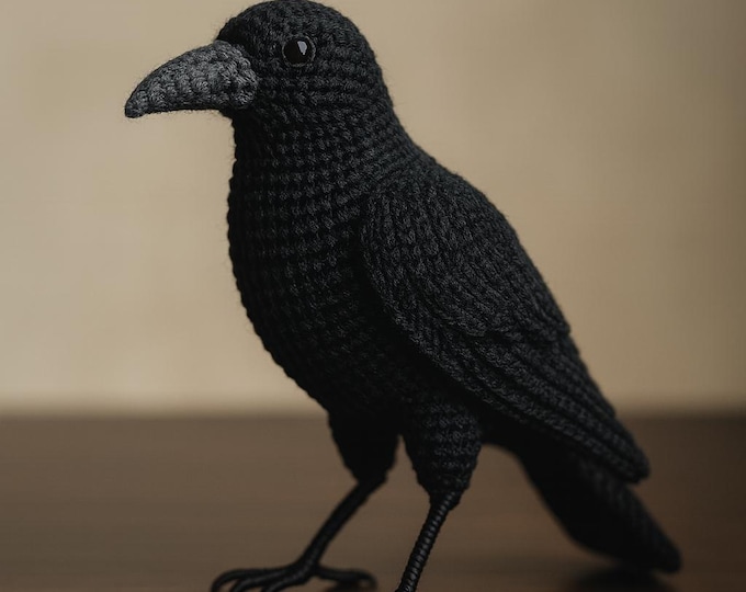 Nevermore - Raven Skull Crochet Pattern - Etsy Canada