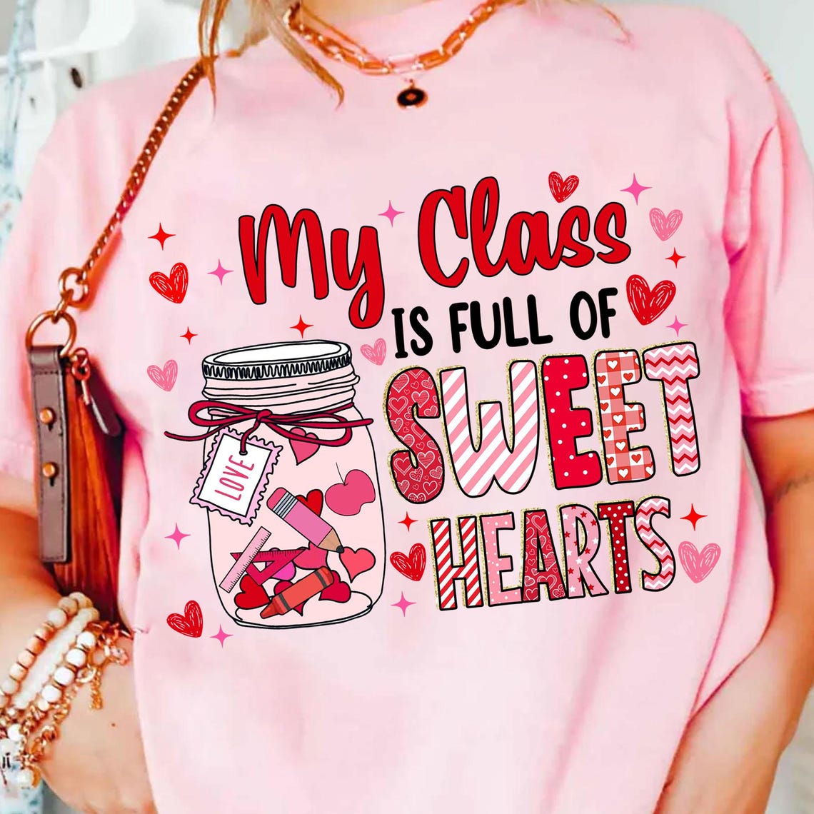 My Class is Full Sweethearts Png, Teaching Sweethearts Png, Valentines ...