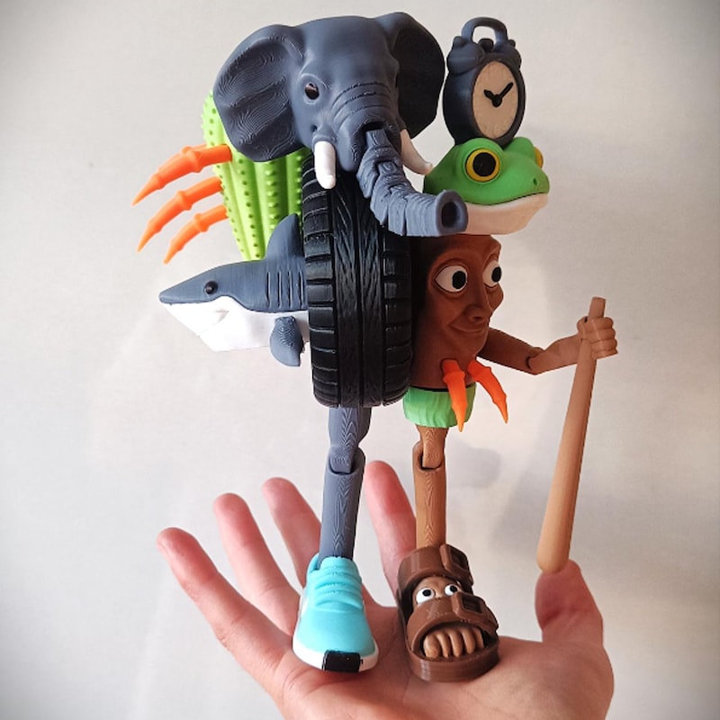 Steal a Brainrot Papercraft Orcalero - Etsy Canada