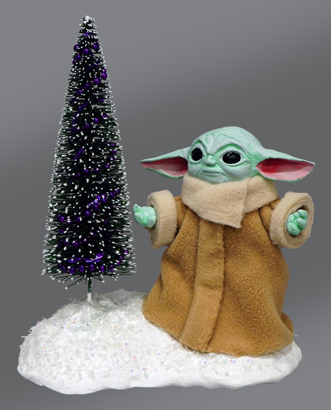 Handmade Grogu Christmas Sculpture - Etsy