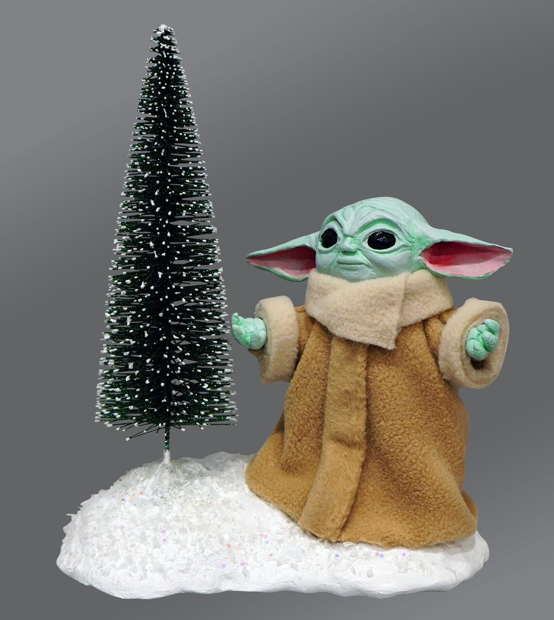 Handmade Grogu Christmas Sculpture - Etsy