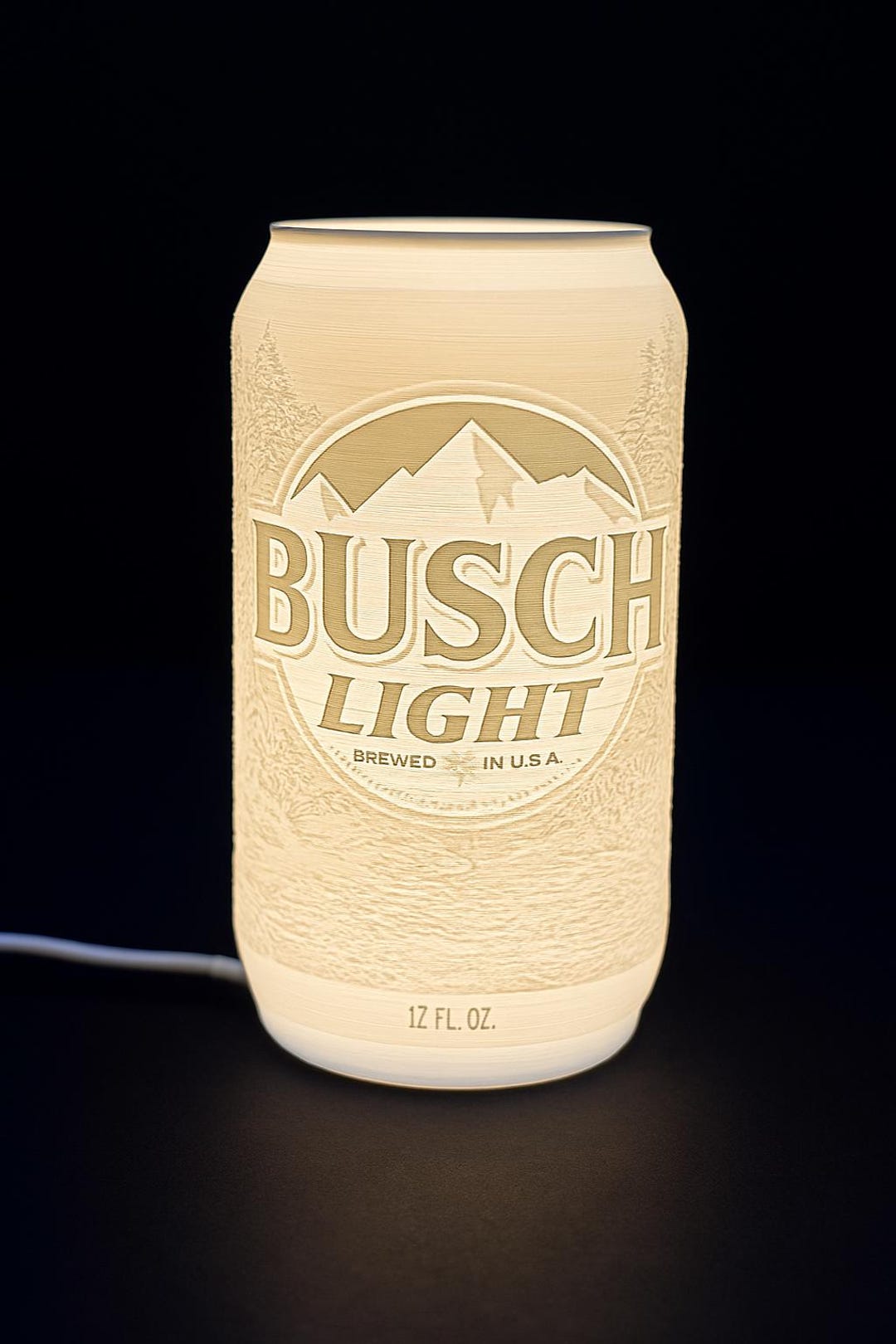 Busch Light Can Lamp – 3D Printed Beer Can Light – Unique Gift for Beer ...