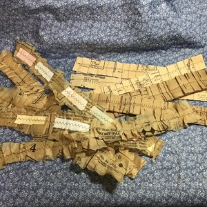Vintage Sewing Pattern Tissue & Instruction Paper Ruffles, Handmade ...