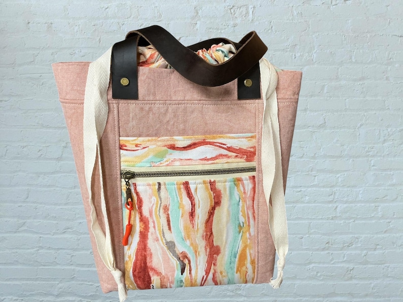 Anthro Rabbit Tote With Drawstring Closure, Handmade in My Sewing ...