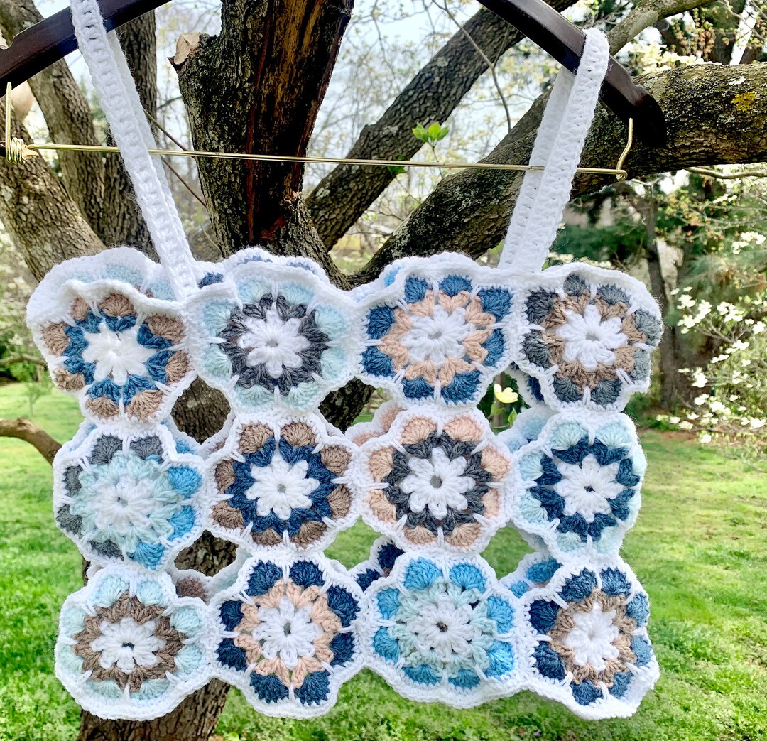 Beach Comber African Flower Crochet Summer Top Size XS - Etsy