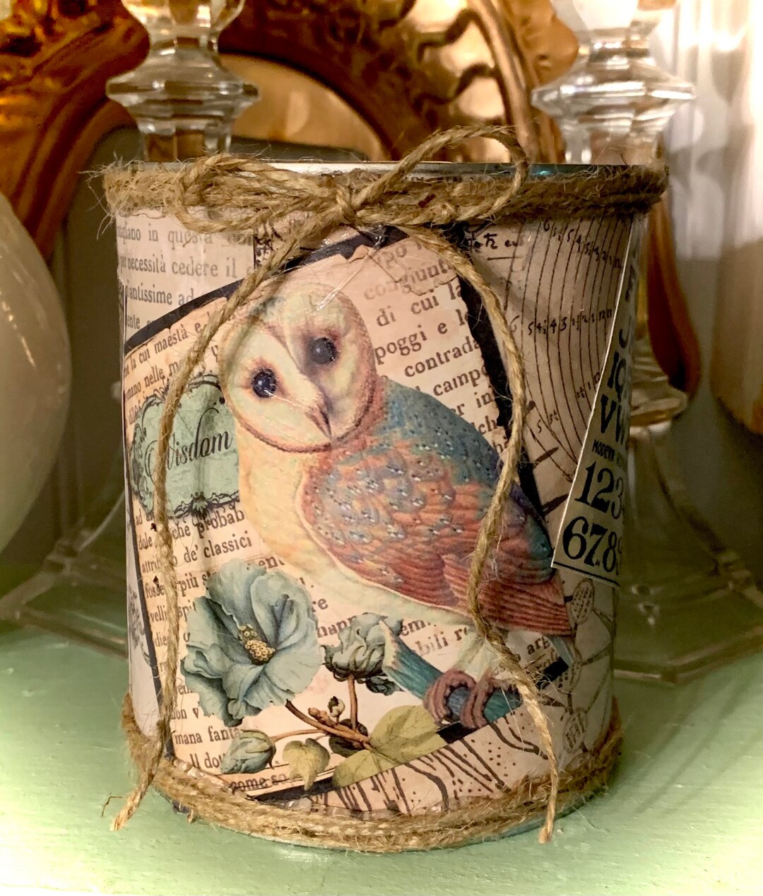 Alchemy Witchcraft Wizardry Vintage-look Ephemera Themed Up-cycled Tin ...