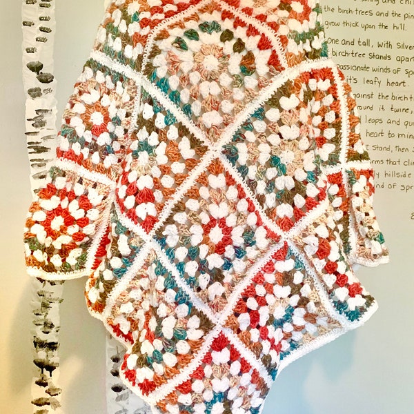 Granny Square Poncho - Etsy